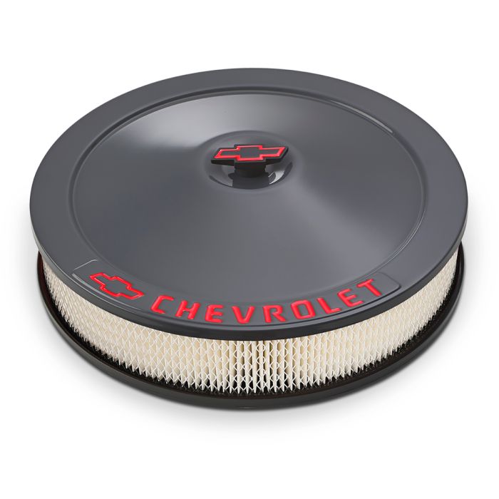 PROFORM 141-882 Chevrolet C10 Air Cleaner 14" Shark Gray With Red ...