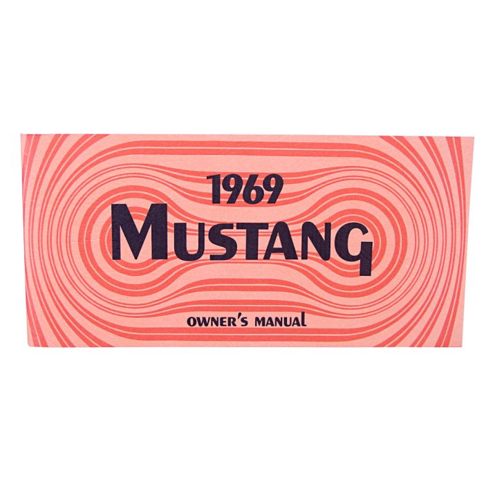 Jim Osborn Reproductions 105691 Mustang Owner's Manual 1969