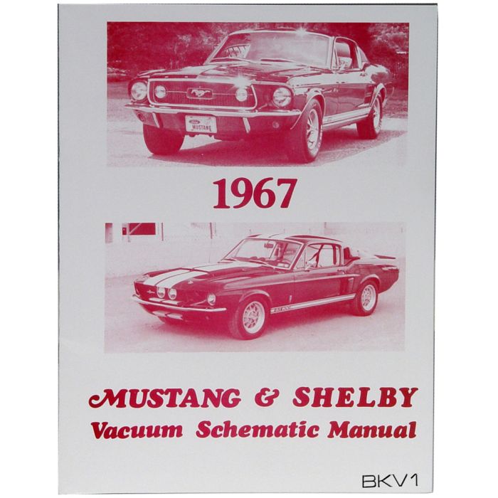 Jim Osborn Reproductions MP0150 Mustang Book 1967 Vacuum Schematic