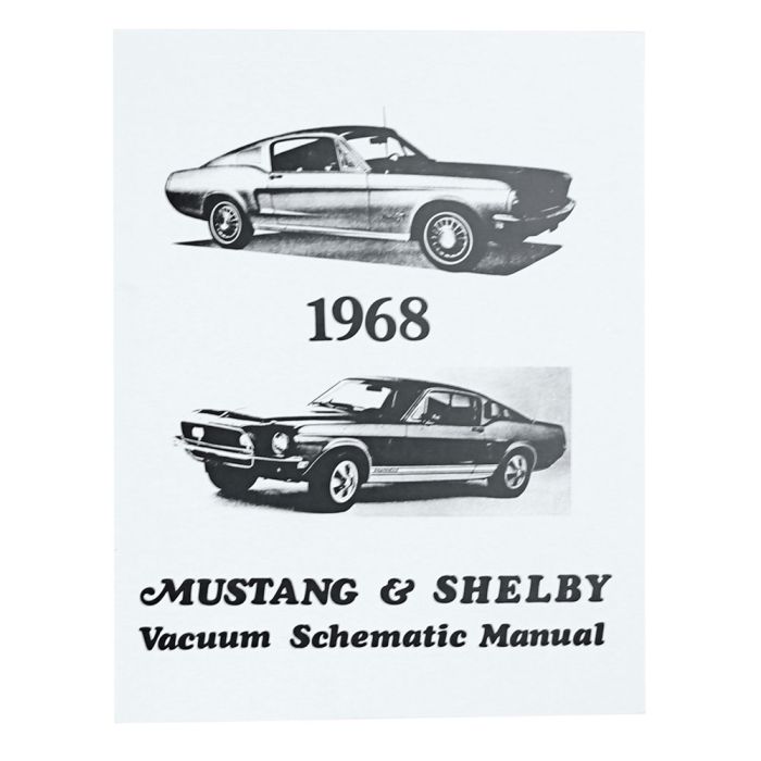 Jim Osborn Reproductions MP151 1968 Mustang & Shelby Vacuum Schematic