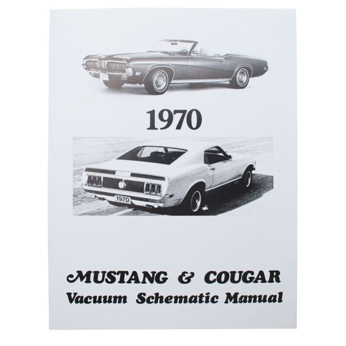 Jim Osborn Reproductions MP153 1970 Mustang & Cougar Vacuum Schematic