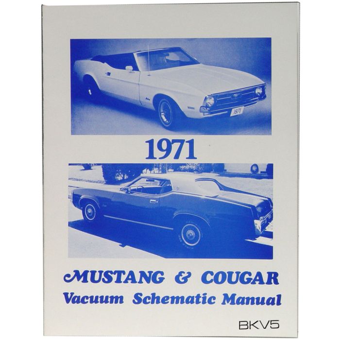 Jim Osborn Reproductions MP154 1971 Mustang & Cougar Vacuum Schematic