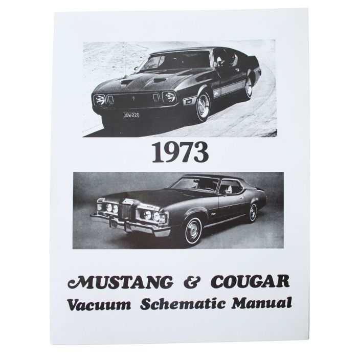 Jim Osborn Reproductions MPO156 1973 Mustang & Cougar Vacuum Schem