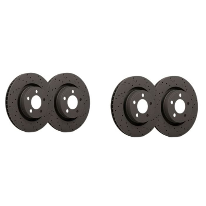 Hawk Performance Mustang Brake Rotor Kit Talon Front/ Rear EcoBoost ...