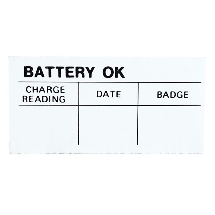 Jim Osborn Reproductions DF0194 Bronco Decal Battery Test OK 1966-1977