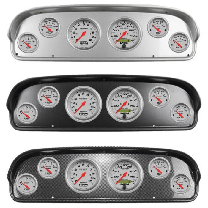 Classic Dash F-100 6-Gauge Kit With Ultra-Lite Electric Gauges 1957-1960