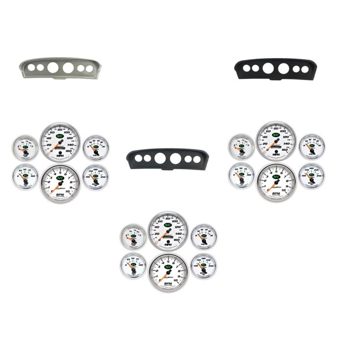 Classic Dash F-100 6-Gauge Kit With NV Electric Gauges 1961-1966