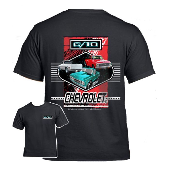Chevy C10 Black T-Shirt