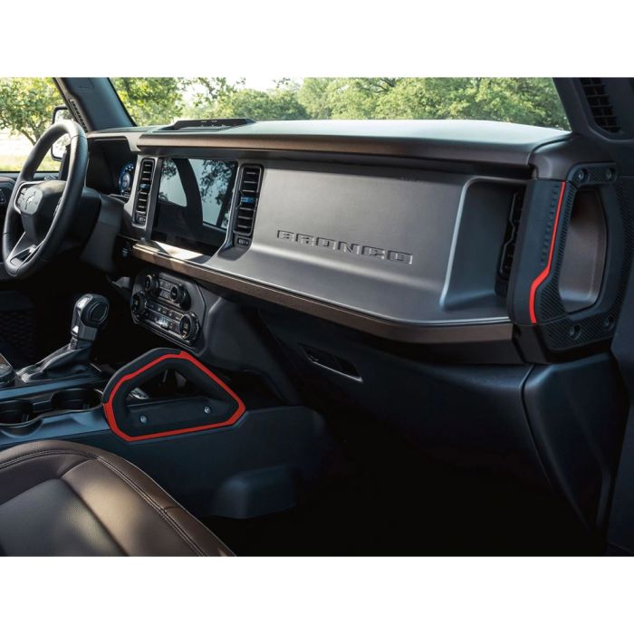 Ford Grab Handles Dash/Center Console 3-Piece Set Race Red Bronco 2021-2024