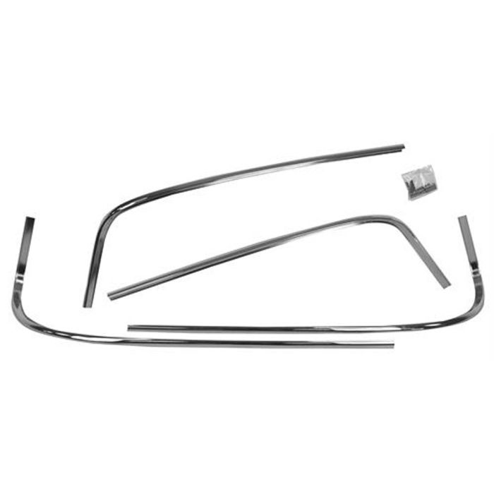 Dynacorn Aluminum Front Windshield Molding Set F-100 1956