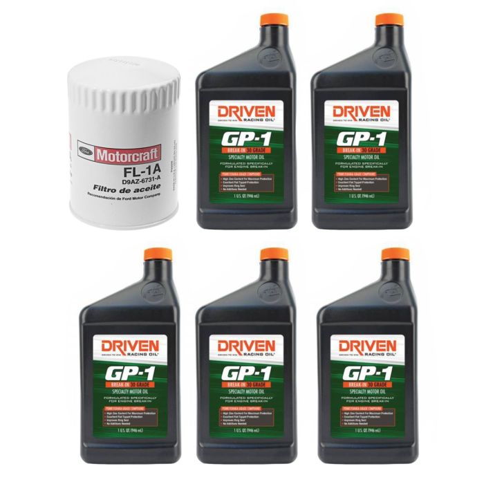 Driven Racing Oil F-100 Oil Change Kit Break-In 30-Grade 48-79