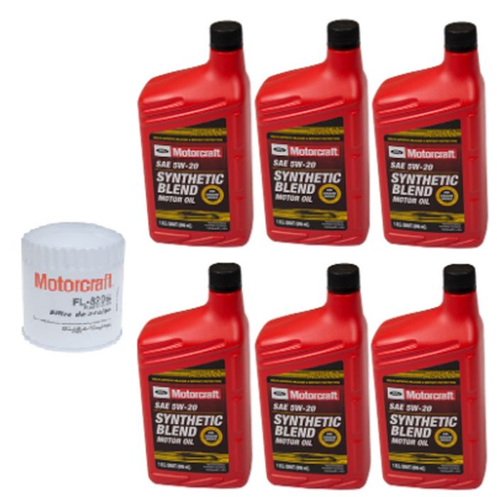 Motorcraft Mustang Oil Change Kit W/ 5W-20 Synthetic Oil 1996-2010