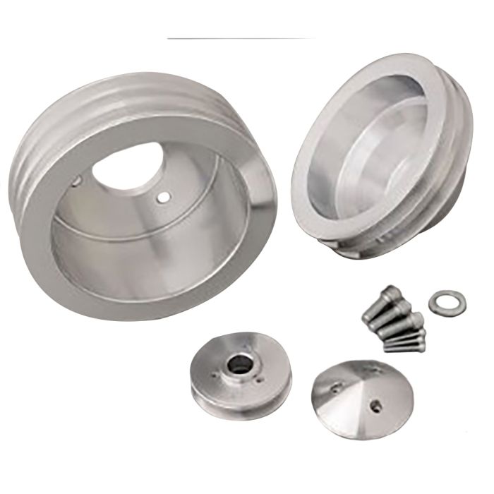 March Performance Pump-3 V-Belt Pulley Kit Chevy C10 60-87