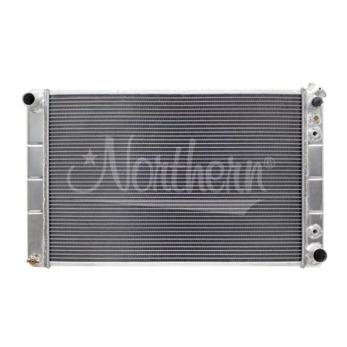 Northern 26” Billet 2-Row Radiator W/Cooler Chevy C10 72-87