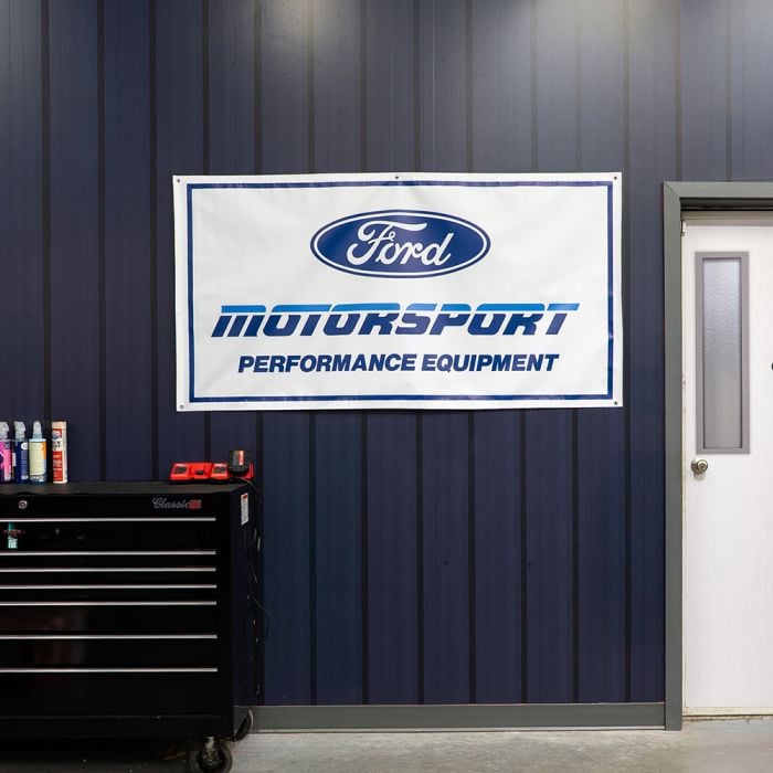 2-Color Late 80s Early 90s Retro Ford Motorsport Banner