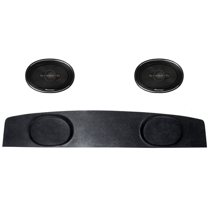 Mustang Package Tray With 6" X 9" Pioneer Speaker Pair Coupe 1968