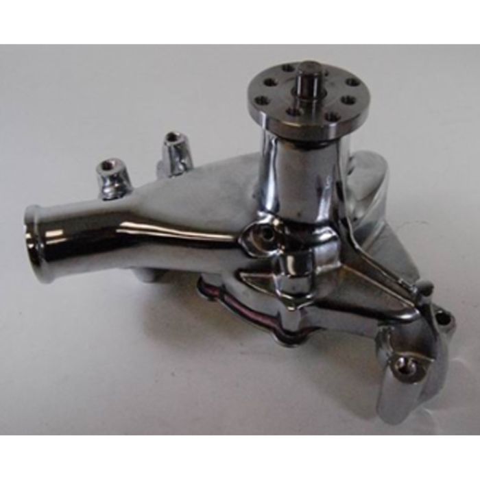 CJ Classic Trucks Water Pump Long Aluminum Chrome Small Block Chevrolet ...