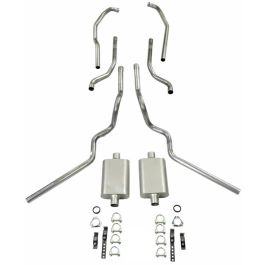 CJCT Dual Side Exit Exhaust System with 2” Turbo Mufflers C10