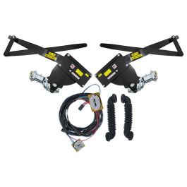 Mustang Power Window Kit With Chrome Switches 1969-1970