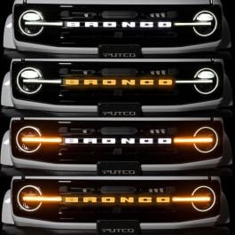 PUTCO Bronco Luminix LED Grille Emblem Front Camera 21-26