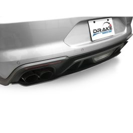 Mustang GT Drake Muscle Cars 1-Piece Rear Diffuser Satin Black 2018-2023