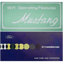 Jim Osborn Reproductions 105711 Mustang Owner's Manual 1971