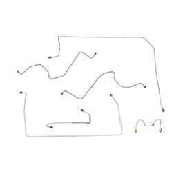 Manual Drum Front Brake Line Kit 4WD Chevy C10 1970