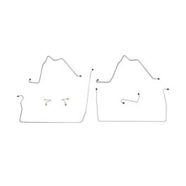 CJ Classic Trucks Front Power Drum Brake Line Kit 4WD Chevy C10 1967-69
