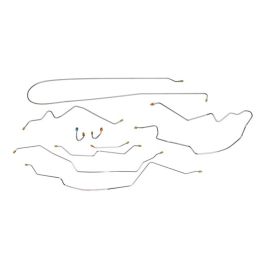 Power Drum Brake Line Kit 2WD Longbed Chevy C10 1968-69