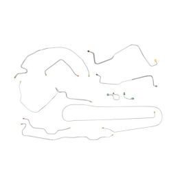 Manual Disk Brake Line Kit Steel 2WD Rear Leaf Chevy C10 '71