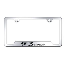 Laser-Etched Bronco License Plate Frame