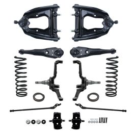 Control Arm Kit W/1” Drop/Struts/Spindles Mustang 68-69