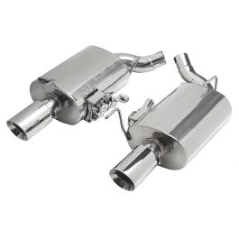 XForce ES-FM10-VMK-ABS Mustang Axle-Back 2.5" 4" Tips GT/ GT500 05-10