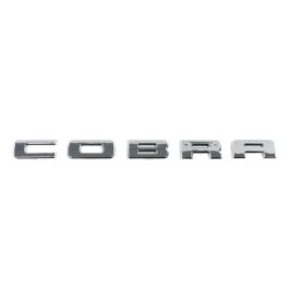 F3SS-6113208-EMC Cobra Letters Chrome Stick On 1.2” Tall Set