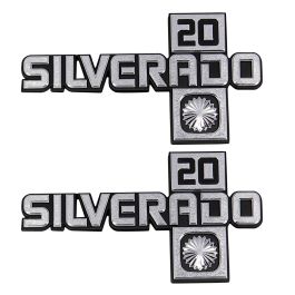 Fender Emblem Pair Silverado 20 Chevrolet C10 1981-1987