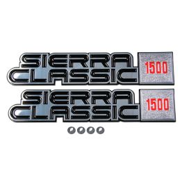 C10 Fender Emblems Sierra Classic 1500 With Hardware Pair Chevrolet ...