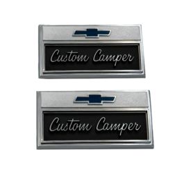 Front Fender Emblem Pair Chevy C10 1966-1968