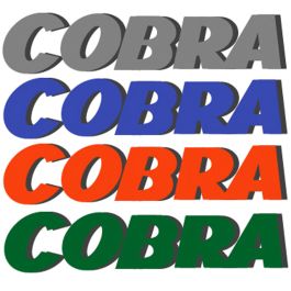 Jim Osborn Reproductions Mustang Door Decal Cobra 1979