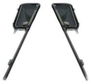 C10 Vent Window Assembly Smoked Tinted With Chrome Frame Pair Chevrolet ...