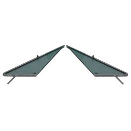 Green-Tinted Vent Window W/Chrome Chevy C10 68-72