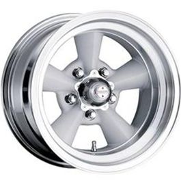 American Racing Chevy C10 Vintage Wheel 17x8 Silver/Machined Lip Single