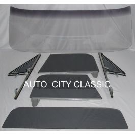 C10 Complete Glass Kit 6-Piece Smoked Tinted/Shaded With Full Vent ...