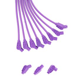 TCP Spiro-Pro Plug Wire 8mm Purple Universal Set W/ Spark Plug Boot