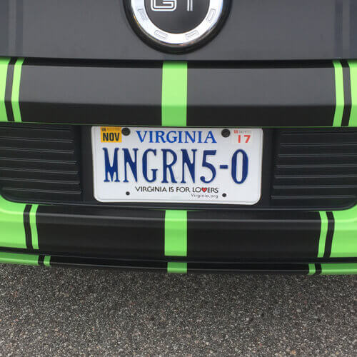 Best Mustang Vanity Plates | Mustang License Plates