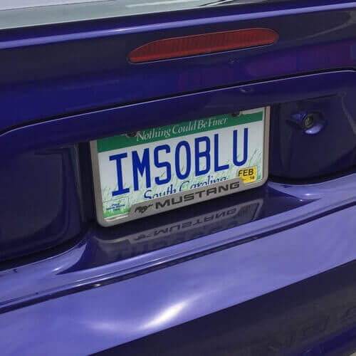 Best Mustang Vanity Plates | Mustang License Plates